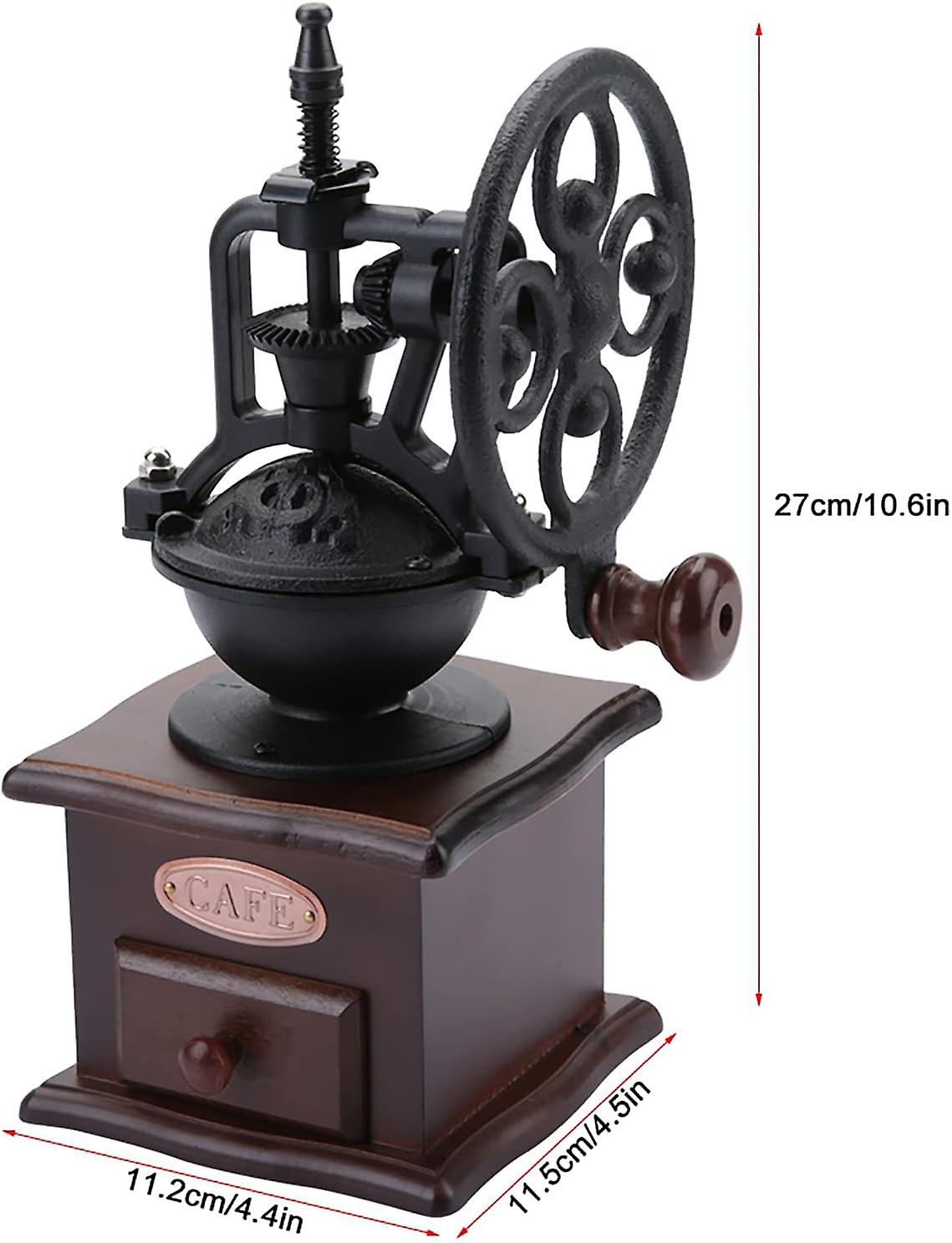 Coffee Grinder, Manual Coffee Bean Grinder, Retro Ferris Wheel Hand ...