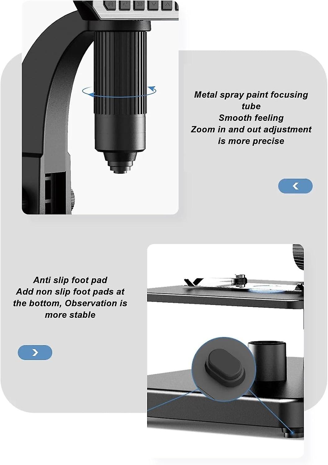 Electronic Microscopes, Digital Biological Microscope, 500X 2000X Dual ...