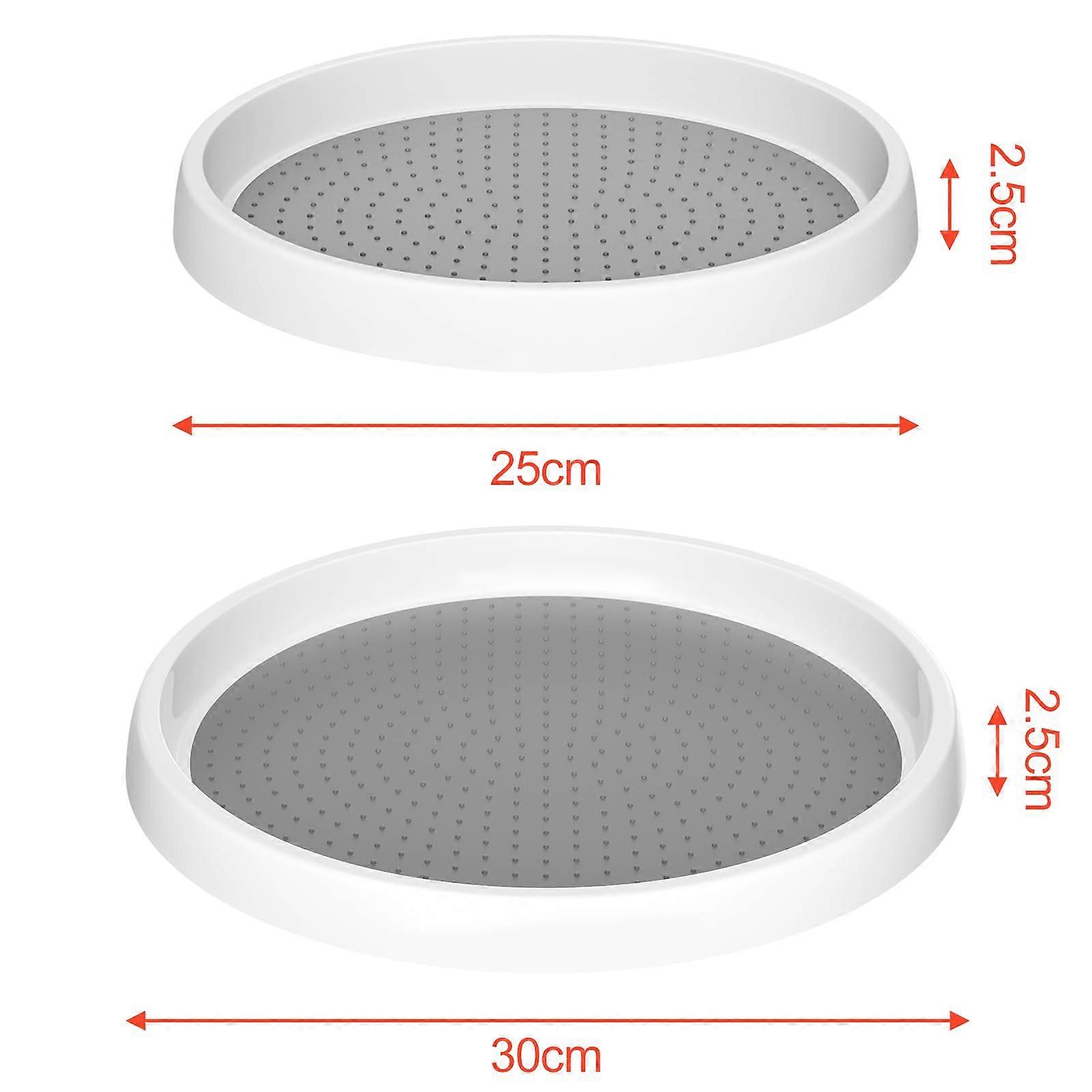Piece of turntable refrigerator organizer, 25 and 30 cm rotating plate ...