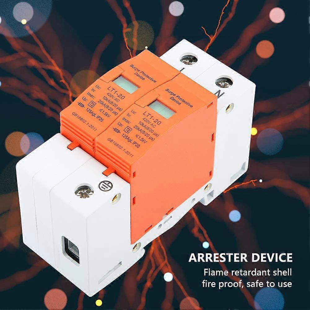 Circuit Breaker, Current Protector 2P 10kA-20kA 420vAC House Surge ...