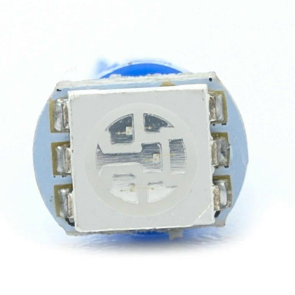 4P T5 Led Bulb Interior Cluster Dashboard Warming Indicator Wedge Clock ...