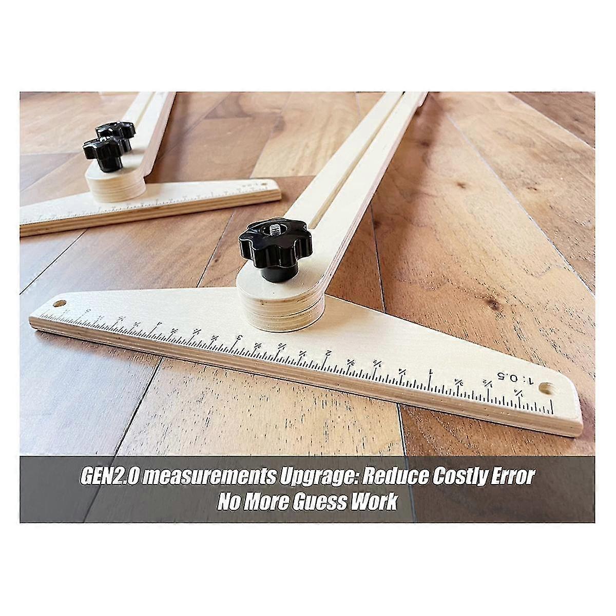 Stair Profile Template Tool Gen2.0 Wood Stair Template For Measuring ...