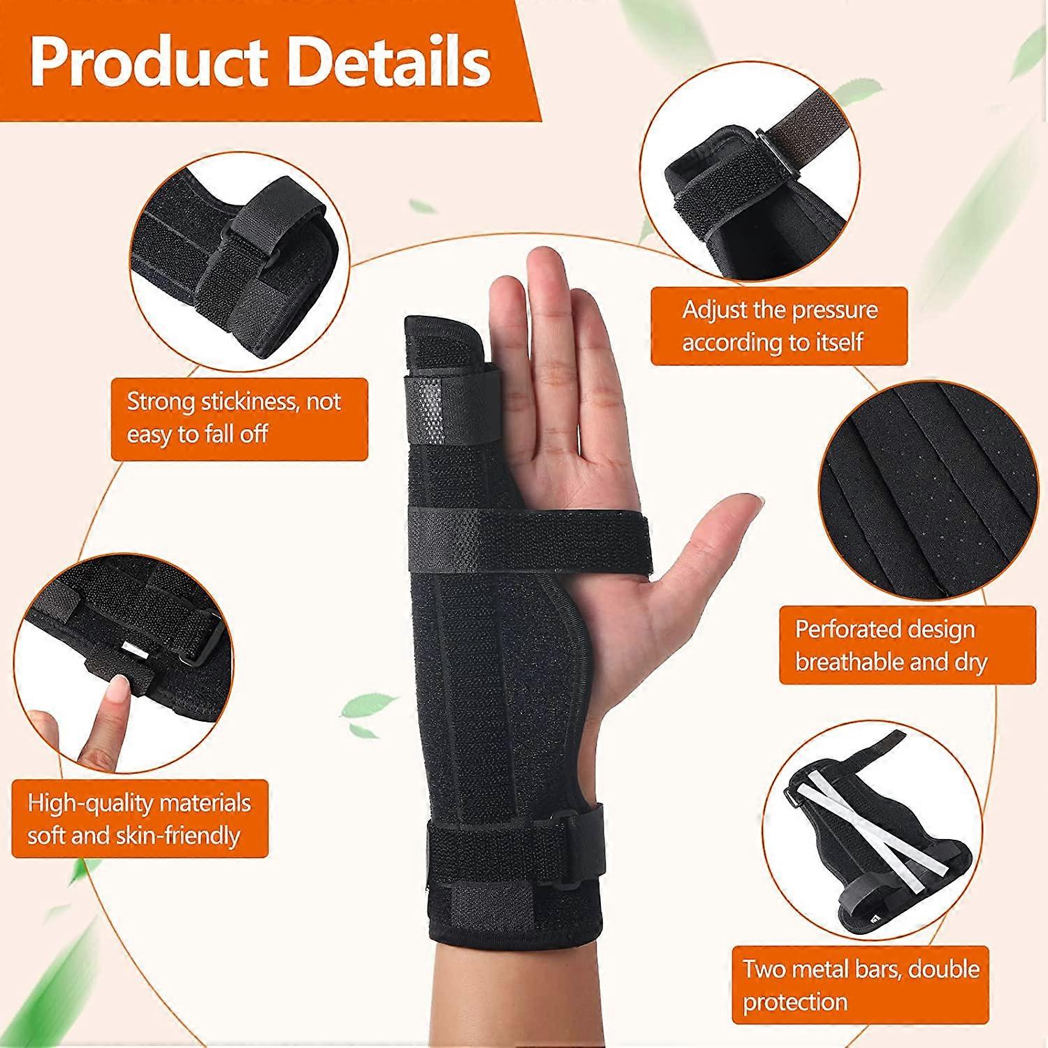 Metacarpal Finger Splint Hand Splint Pink Splint Support Sleeves ...