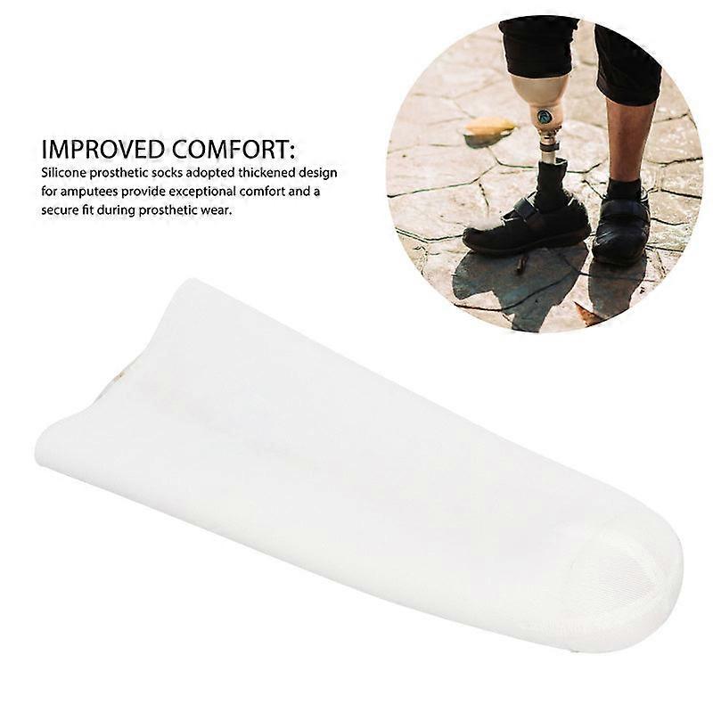 Sleeves Silicone Reduce Friction Improved Comfort Gentle Fit Prosthetic ...