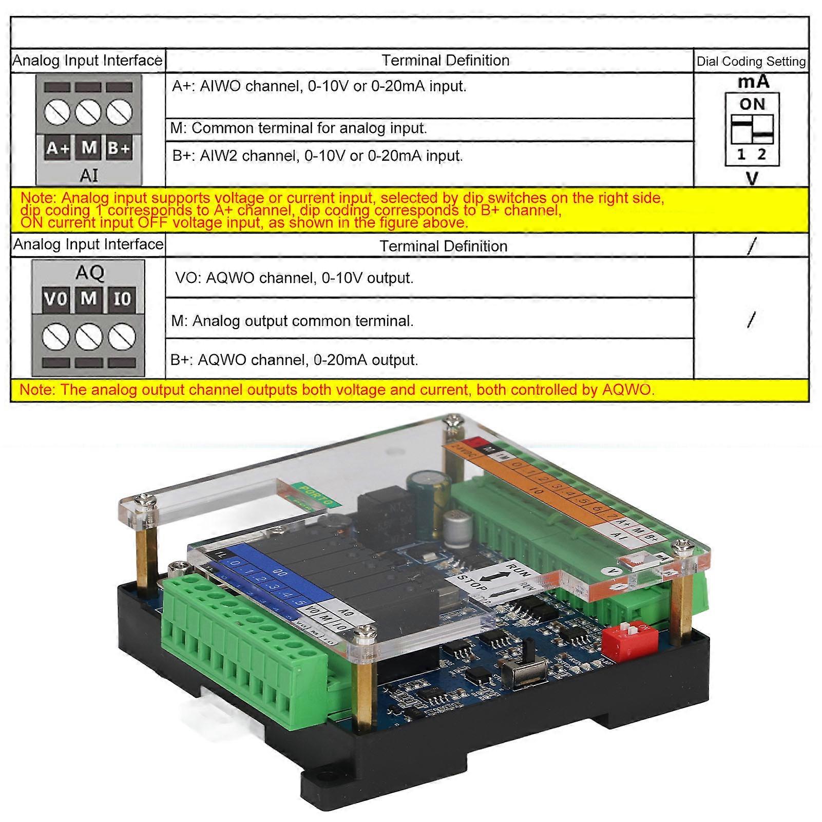 Programmable Logic Controller PLC Compatible with S7 200 CPU222XP Accessory for Control 24VDC ...