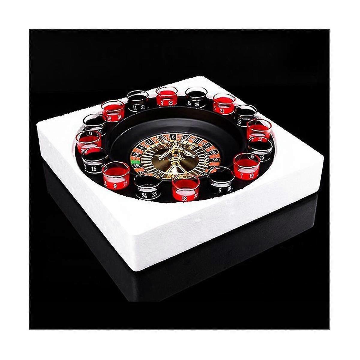 16-hole Russian Roulette Wheel Spinning Wine Glass Game Ktv Roulette ...