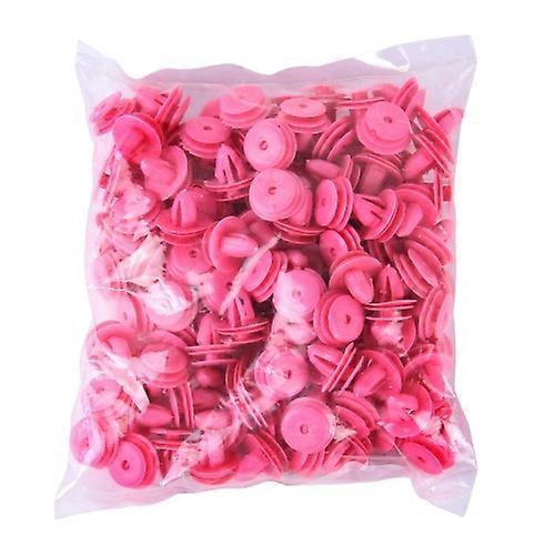 100 PCS Hole Plastic Rivets Fastener Push Clips(Pink) | Fruugo UK
