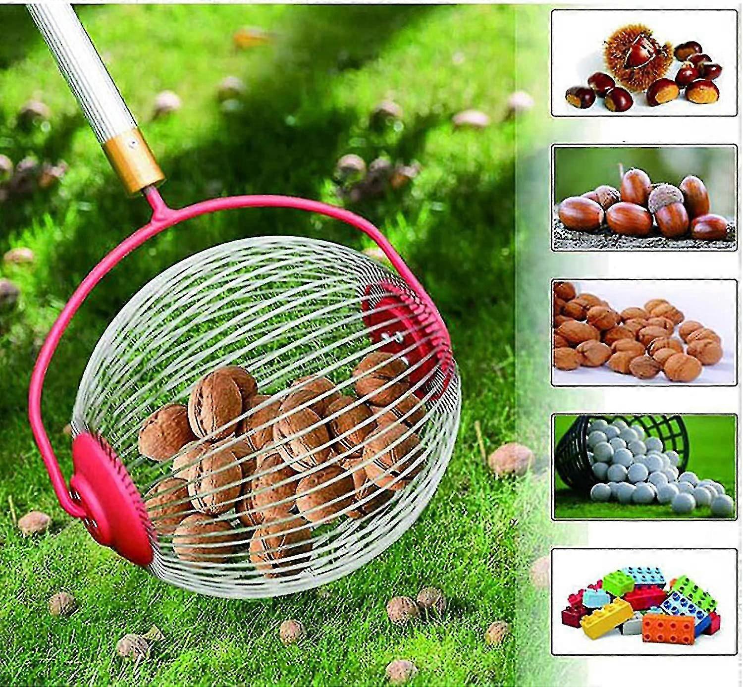 Golf Nut Picker Fruit Picker Garden Roll Nut Harvester Fruit Picker ...