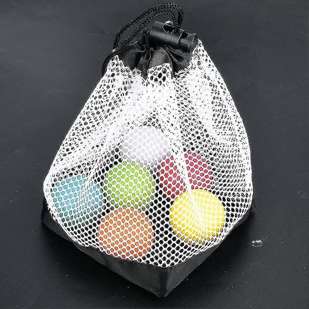 Golf Ball Bag, Nylon Mesh Drawstring Pouch, Golf Practice Ball Pouch ...