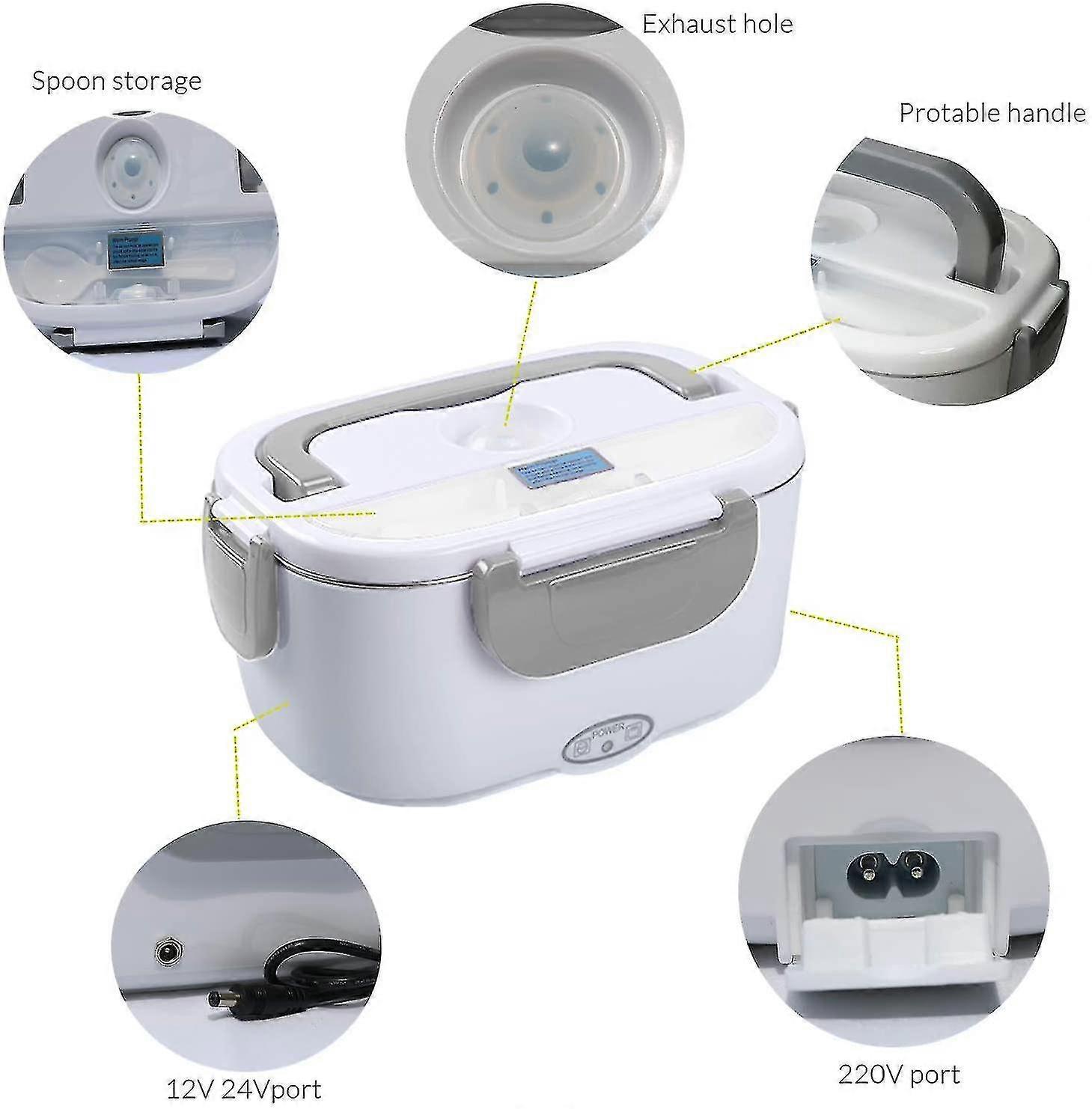 Electric Lunch Box 3 In 1 Electric Lunch Box For Car, Truck And Office ...