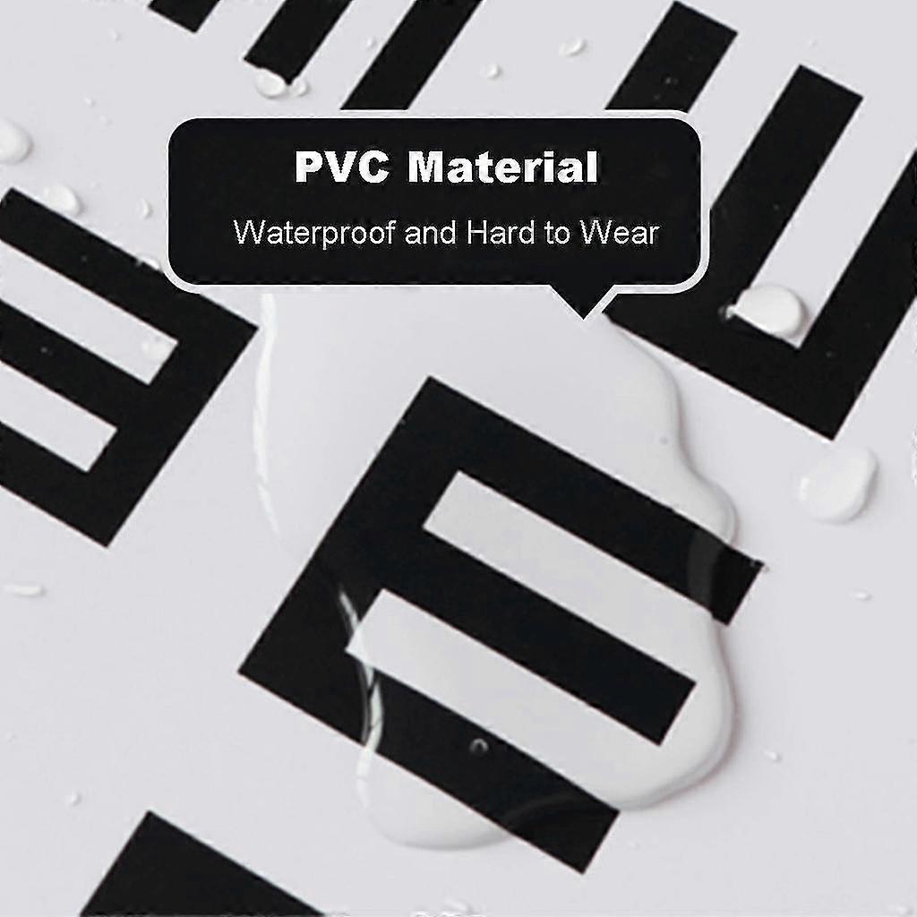 Waterproof Snellen Eye Chart Standard Visual Acuity Chart With Height ...