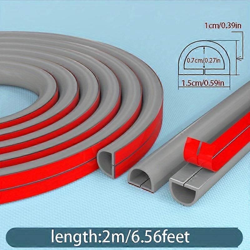 Narrow PVC Wire Trough For Floor Surface Installation, To Prevent ...