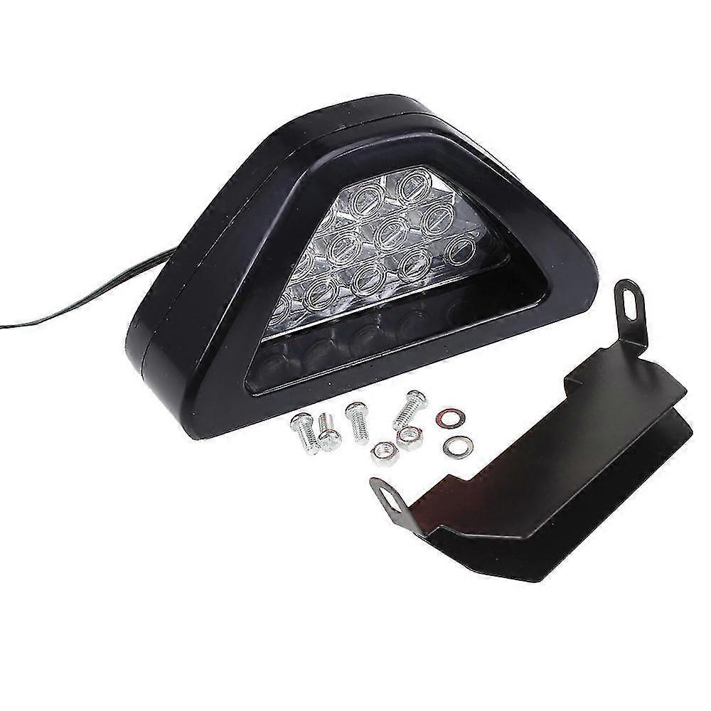 Universal Brake Signal Lamp F1 Style Triangle Sporty 12led Rear Fog ...