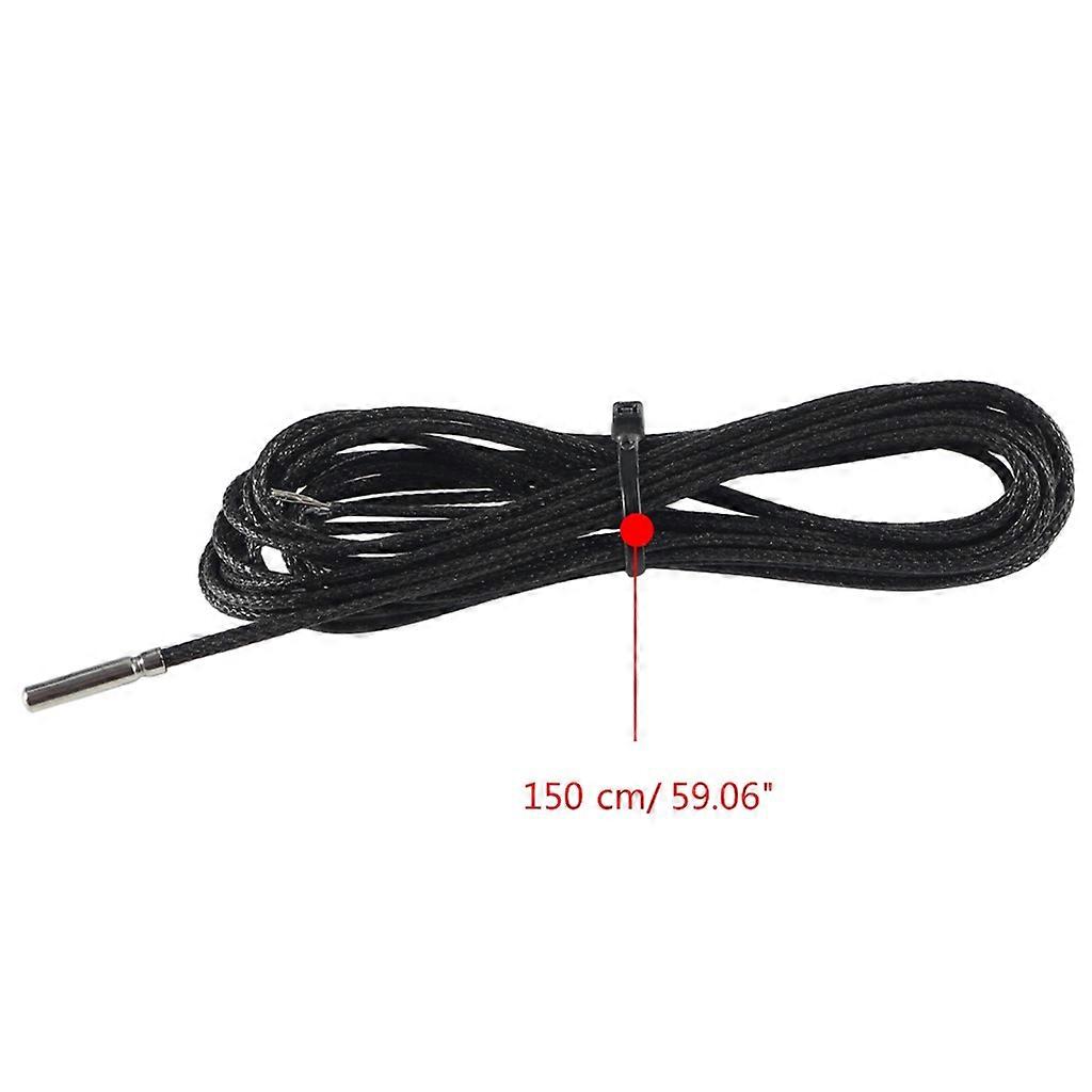 3mm Diameter Pt1000 Probe Temperature Measurement Sensor 59.06in Wire ...