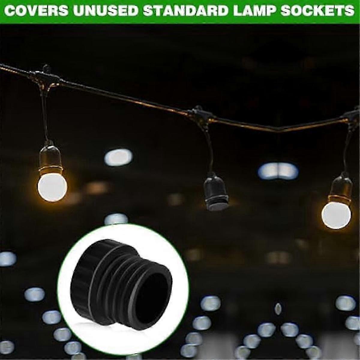 12pcs Light Bulb Socket Cover,light Socket Safety Cap Plugs For String ...