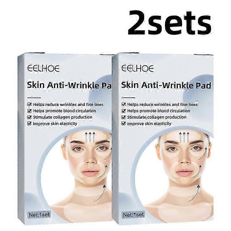 Reusable Silicone Wrinkle Removal Sticker Facial Lifting Strips Set ...