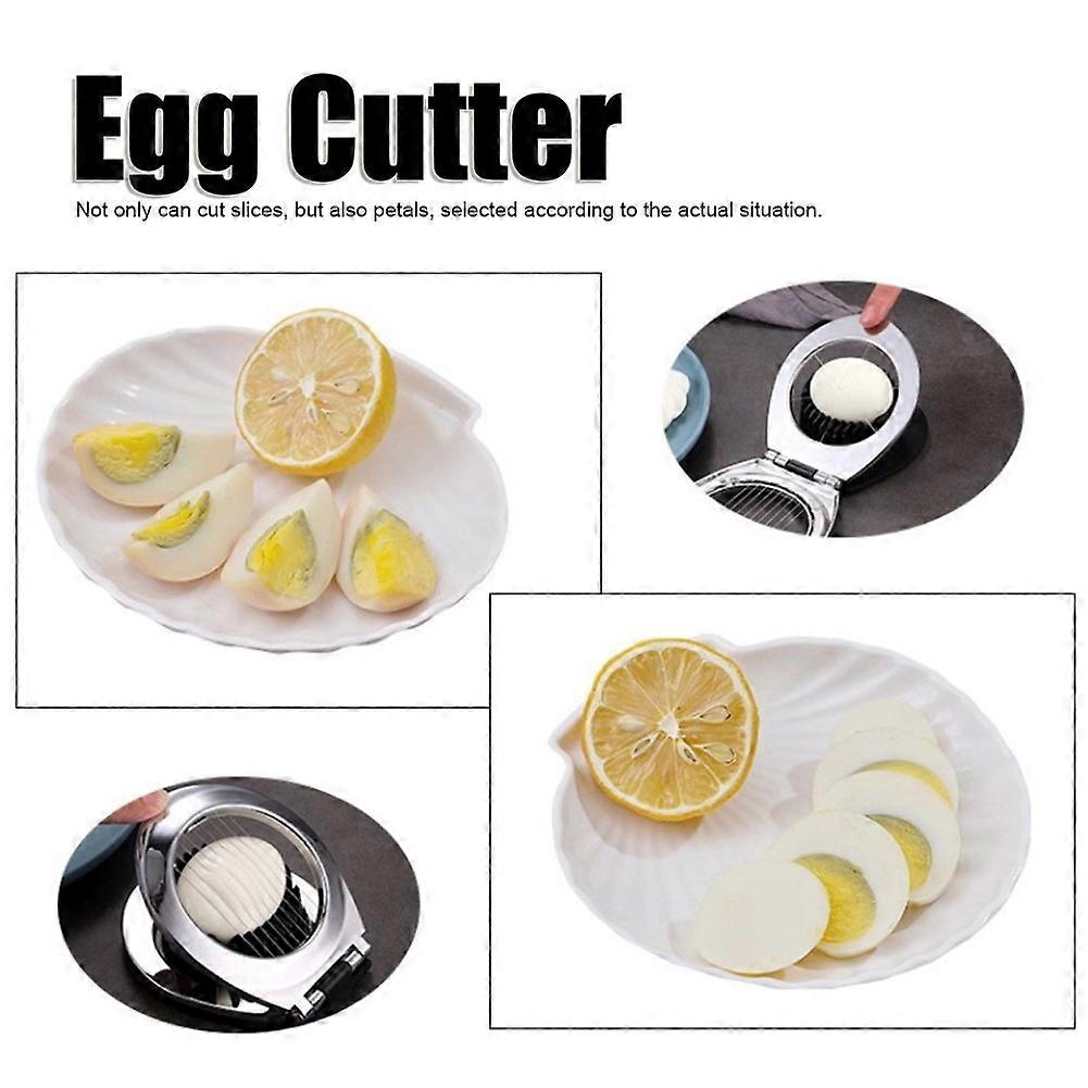 Multifunctional Egg Cutter Section Cutting Splitter Stainless Steel ...