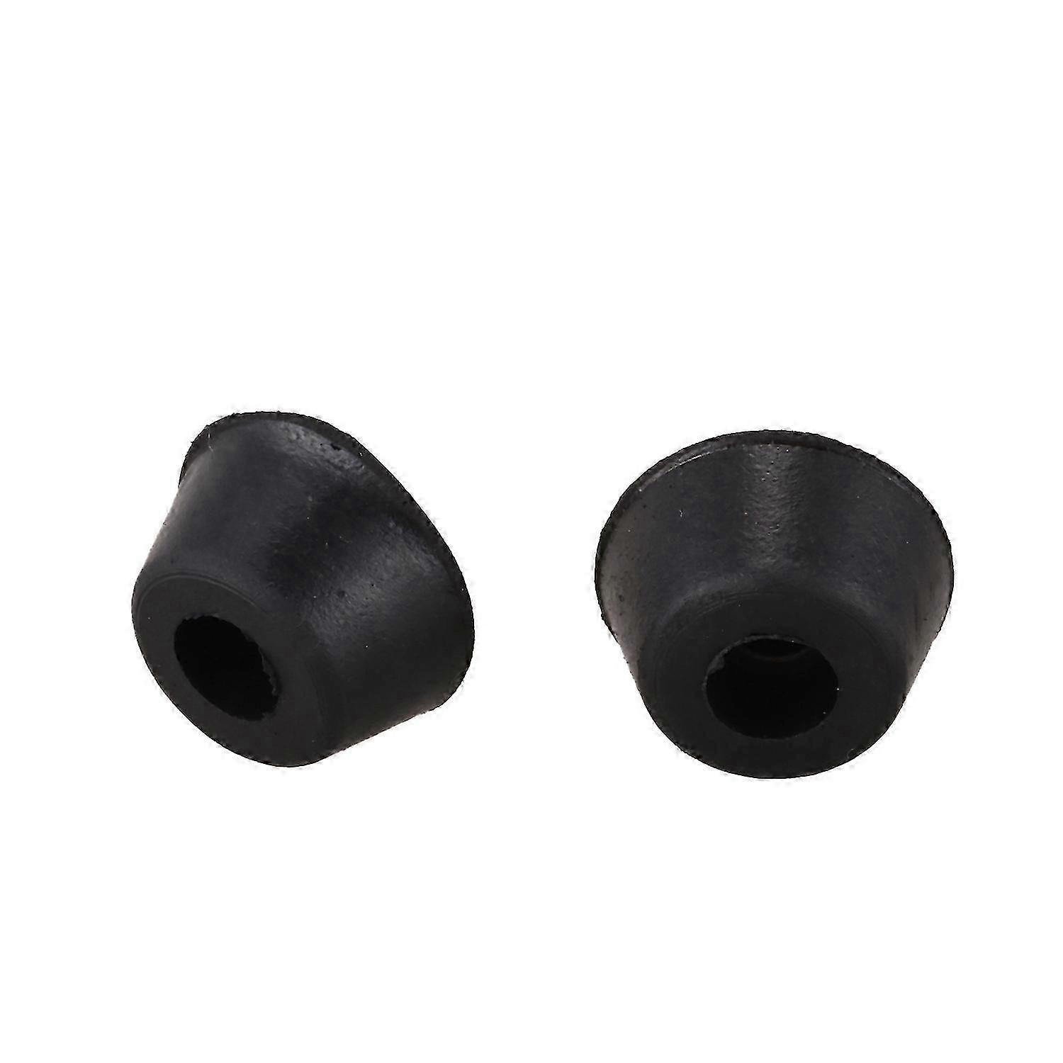 10 Pcs 21mm x 10mm Conical Recessed Rubber Feet Bumpers Pads Black ...