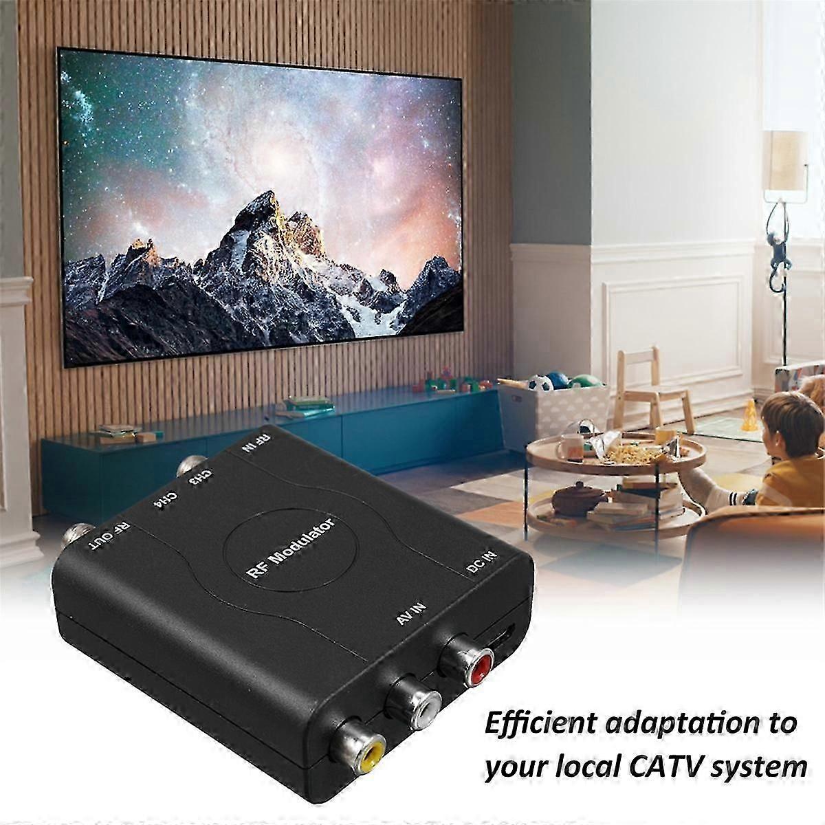 RF Modulator AV to RF Converter M61A AV TO RF CH3/CH4 Channels Video ...