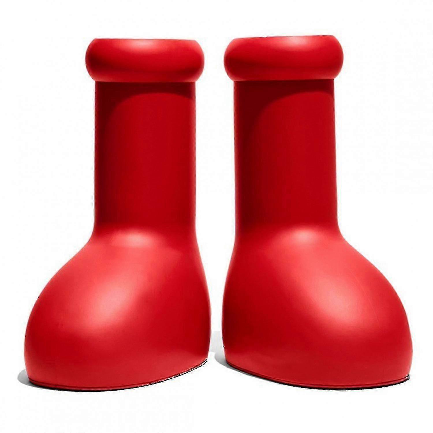 Creative Big Red Shoes, Anime Creative Men's And Women's Rain Boots ...