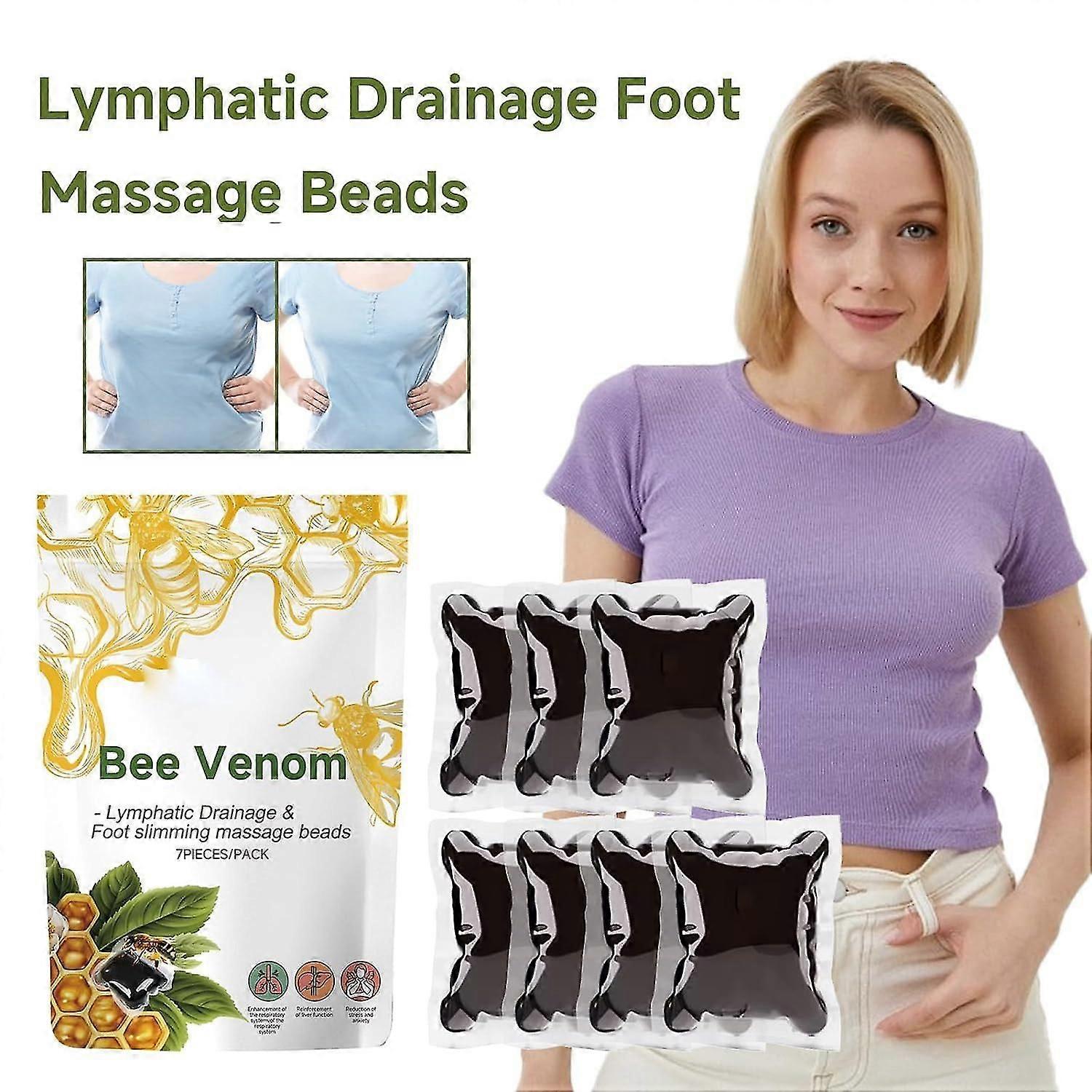 Bee Venom Lymphatic Drainage & Slimming Foot Soak Beads, Bee Venom Foot ...