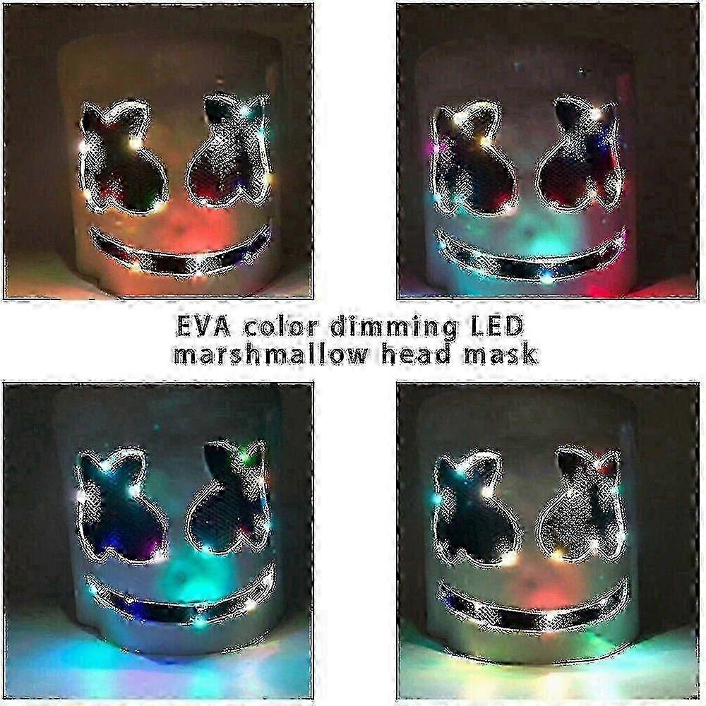 Marshmello Dj Mask Halloween Cosplay Mask E | Fruugo UK