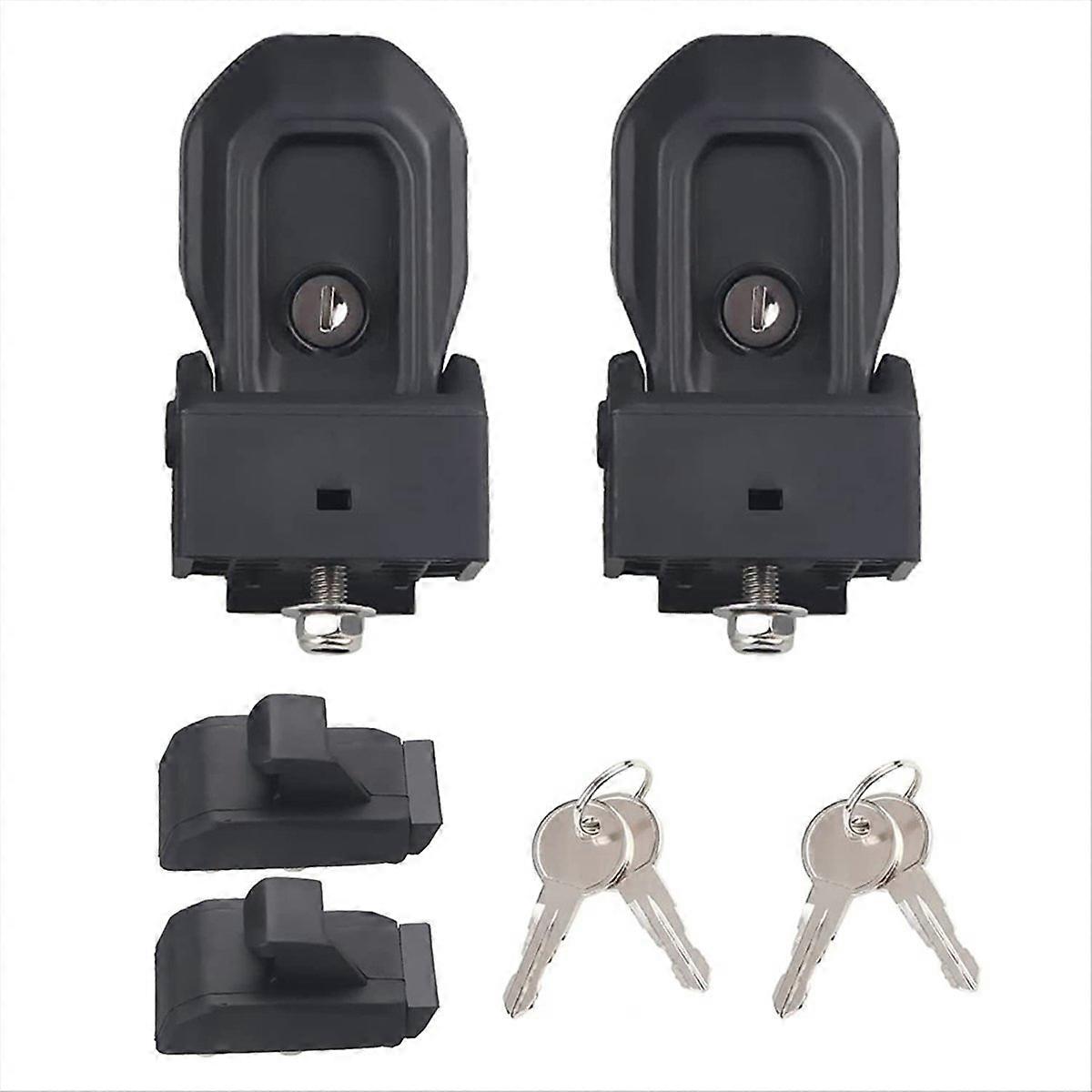 1 Set Car Hood Latch Lock Kit With Lock Key For Jeep Wrangler Jl Jlu ...