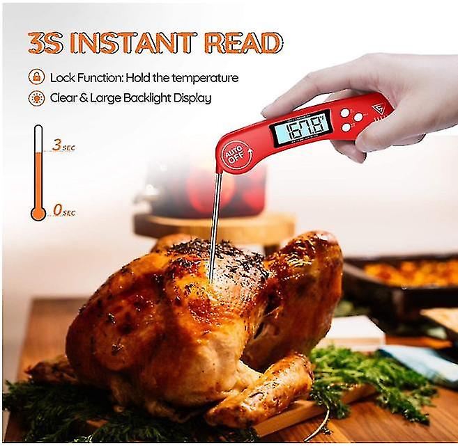 Meat Thermometer, Instant Read Cooking Thermometer, Digital Thermometer ...