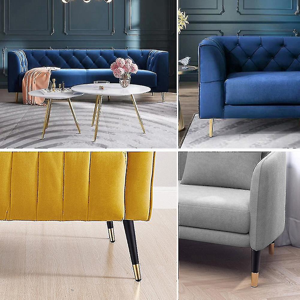 4pcs Furniture Feet Iron Rust-proof Tapered Furniture Legs For Coffee ...