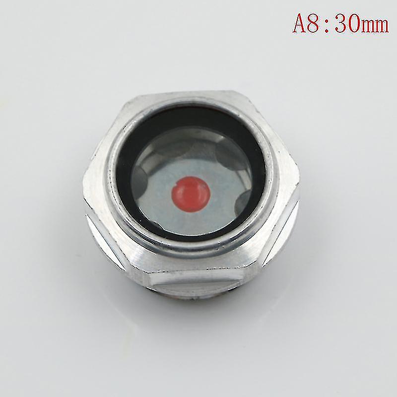 16mm-48mm Male Threaded Metal Air Compressor Oil Level Sight Glass ...