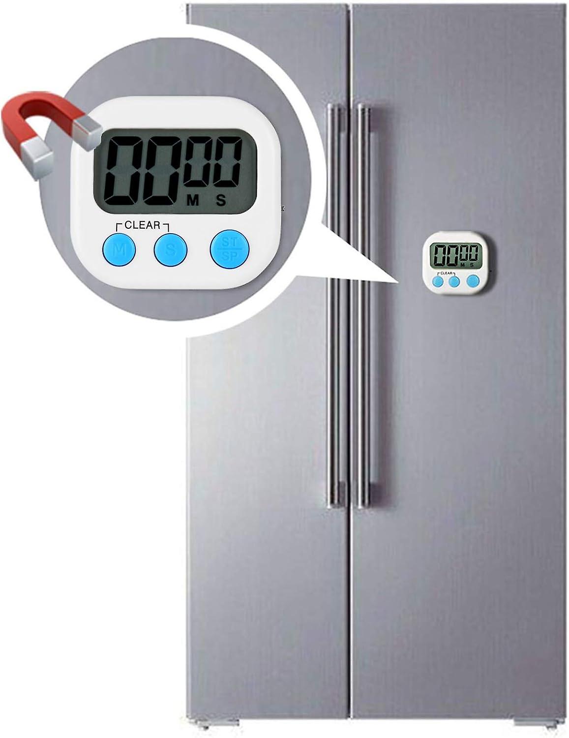 Digital Kitchen Timer Kitchen Timer with Digital Clock Function, Quick ...