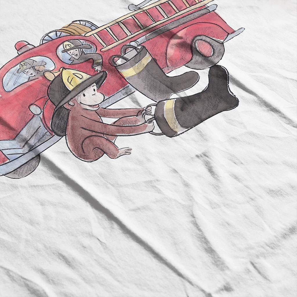 Curious George Balloon Fire Department Truck Men's Vest | Fruugo US