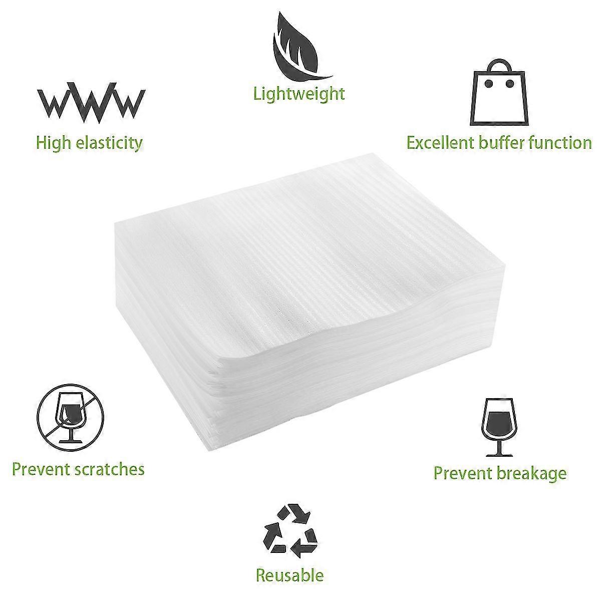 100 PCS Large Foam Board Moving Foam Wrap Glass Shipping Foam Pads Foam ...