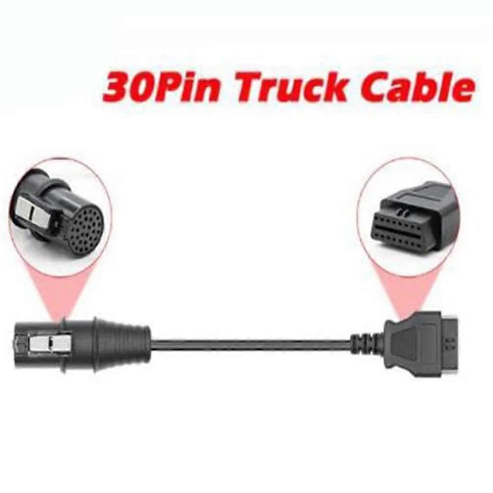New OBD OBD2 16Pin Adapter For IVECO 30Pin to 16Pin Female Truck OBD2 ...