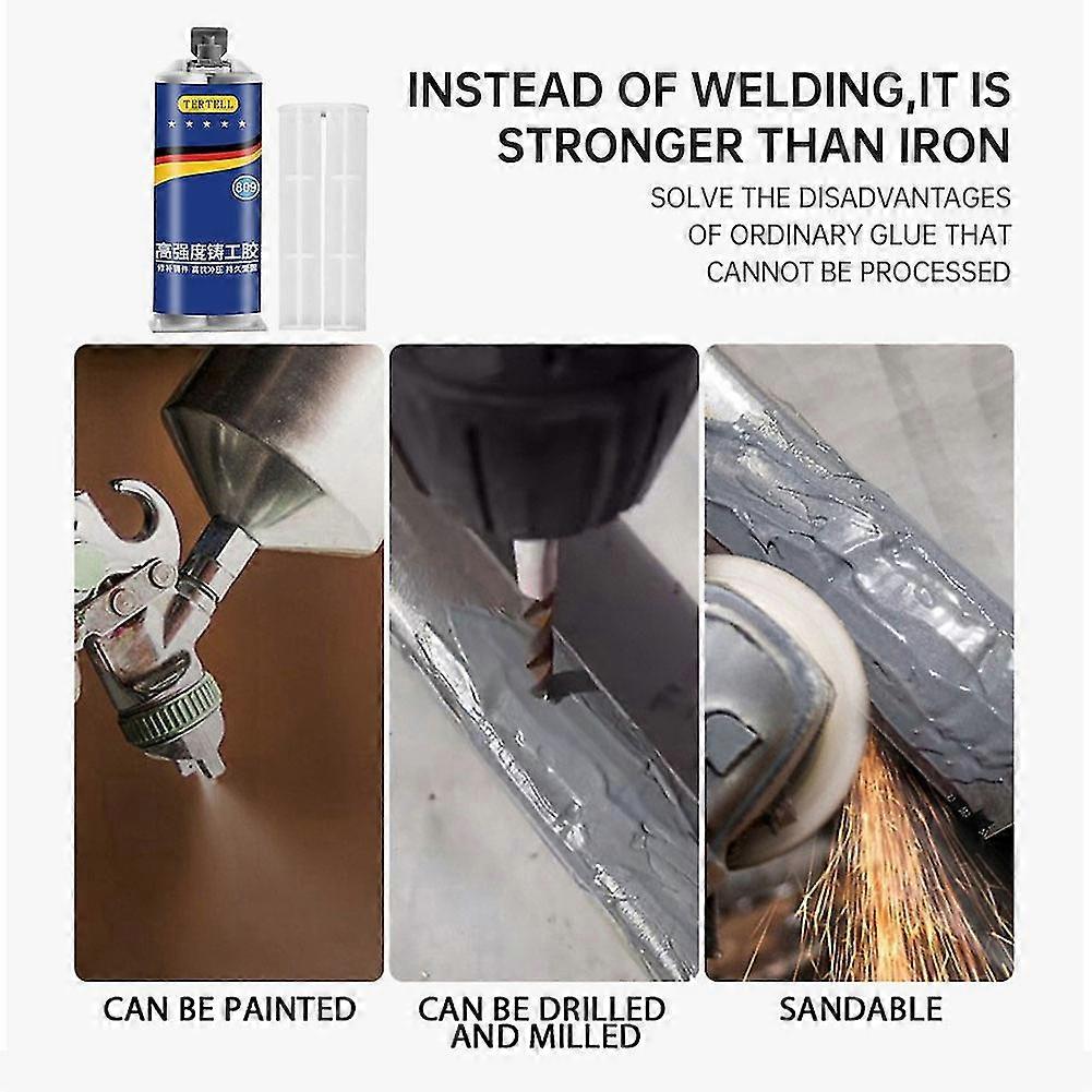New Metal Glue - Weld Metal Repair Glue Glue Cast Iron High Strength ...