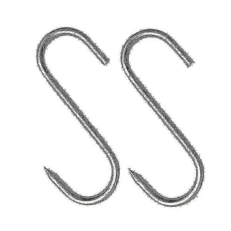 20pcs Stainless Steel Hooks With Sharp Tip For Butcher Shop For Kitchen ...