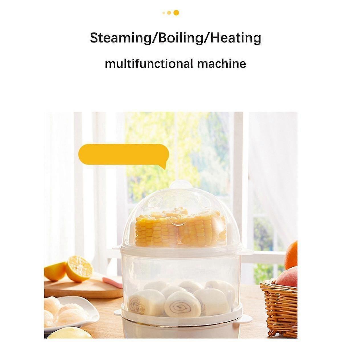 Electric Egg Cooker Double-layer Multi-function Egg Cooker Corn Milk ...