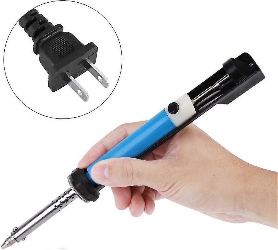 40W 2in1 Function Electric Soldering Iron Suction Tin Desoldering ...