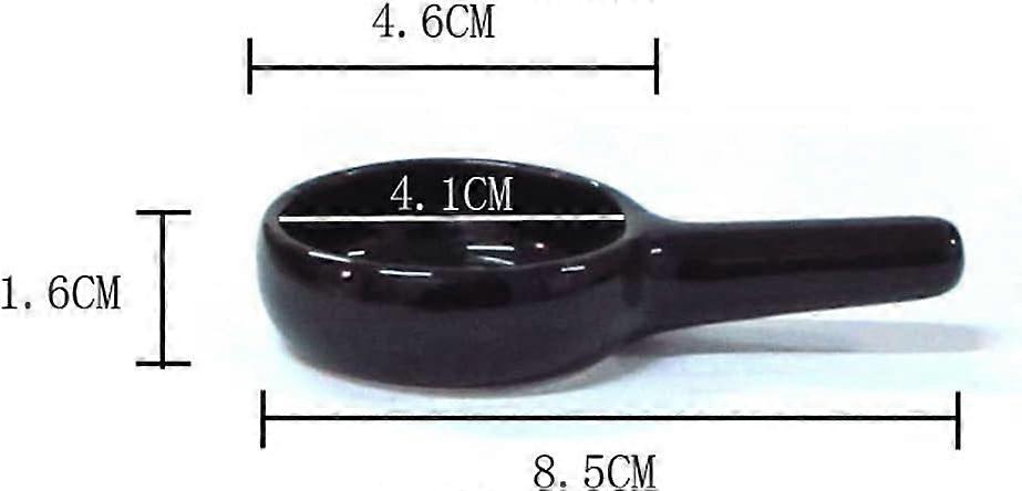 4Pcs Ceramic Candle Spoon Tray Holder Tealight Wax Warmer Little Candle ...