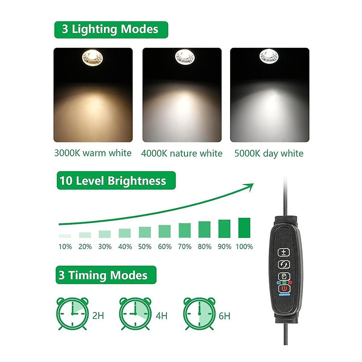 Spot Lights Indoor Up Lights Indoor with Timer, 3W Floor Spotlight ...