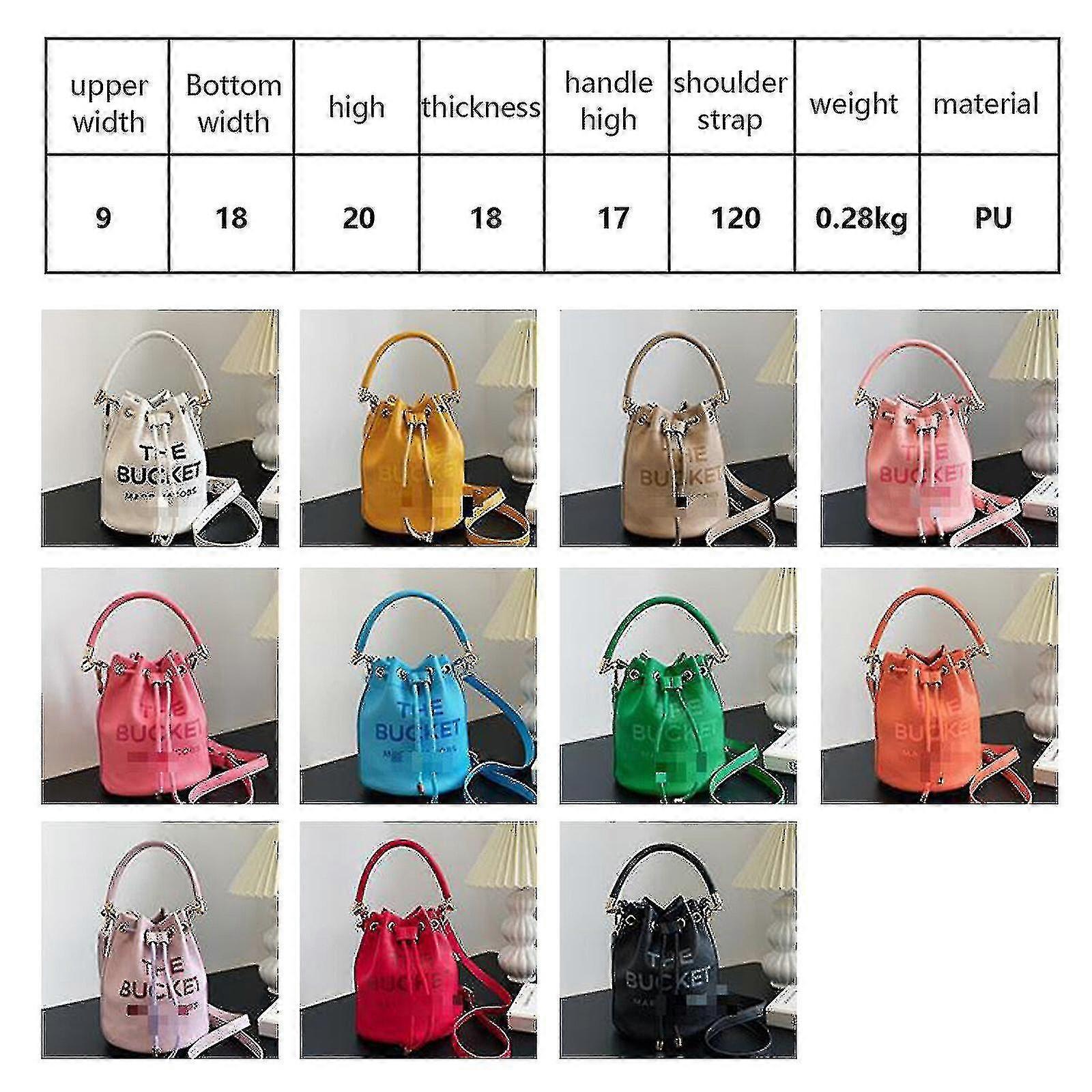 leather Bucket Bags For Women Crossbody Purses With Drawstring Bucket ...