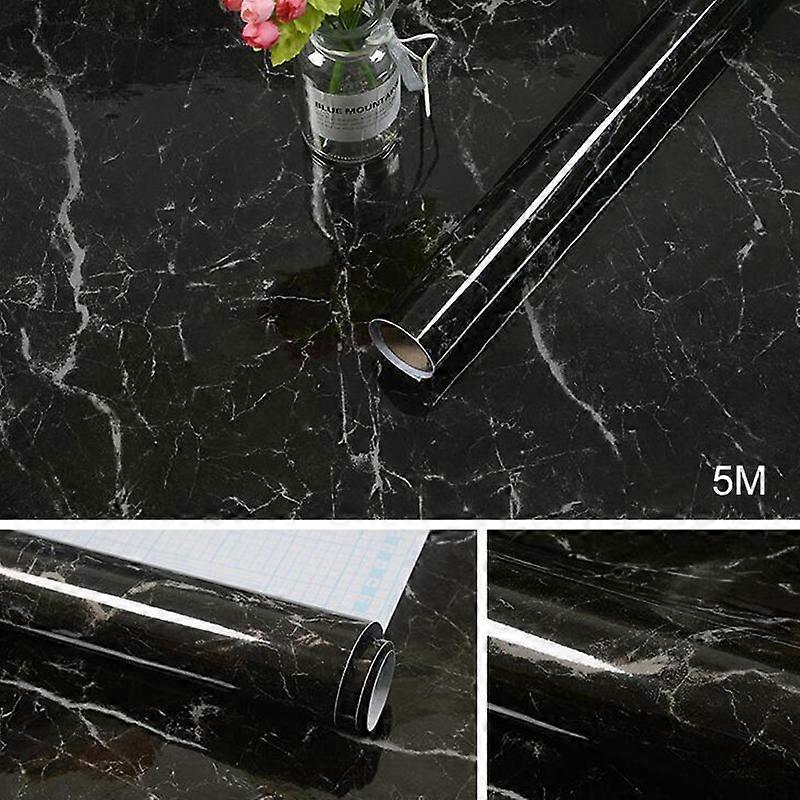 5m/10m Self Adhesive Simple Pure Color Wallpapers Bedroom Living Room ...