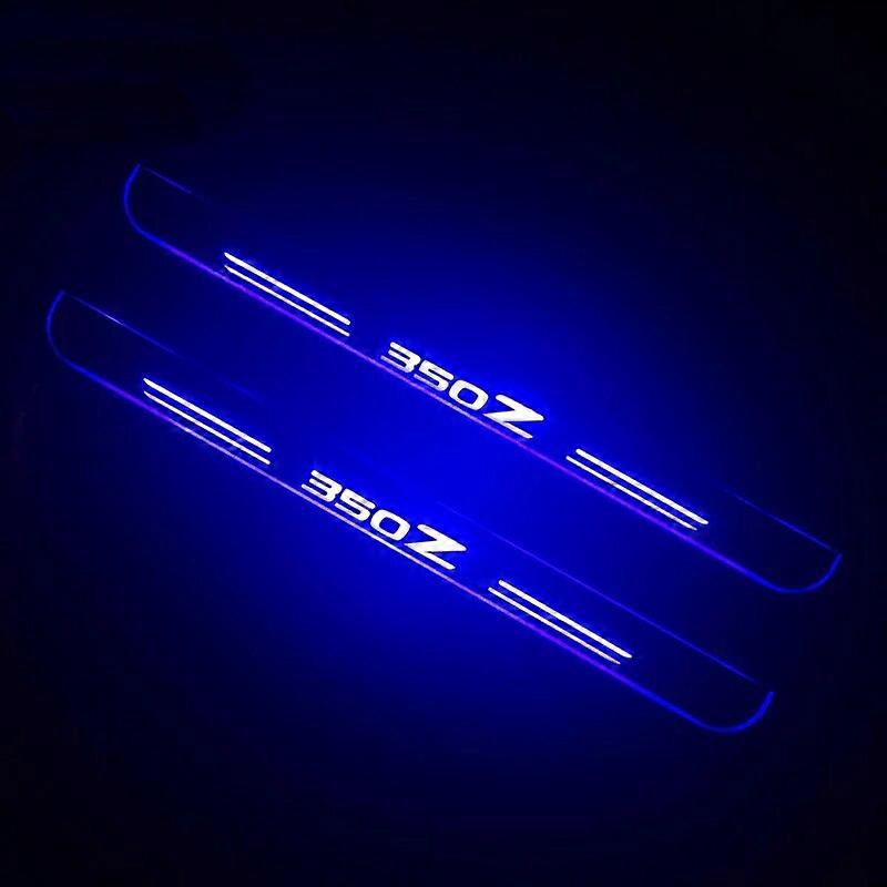 Trim Pedal LED Car Light Door Sill Scuff Plate Pathway Dynamic Streamer Welcome Lamp For Nissan ...
