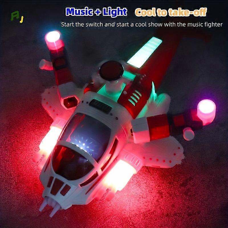 Electric Universal Transformable Fighter Childrens Toy Light Music ...