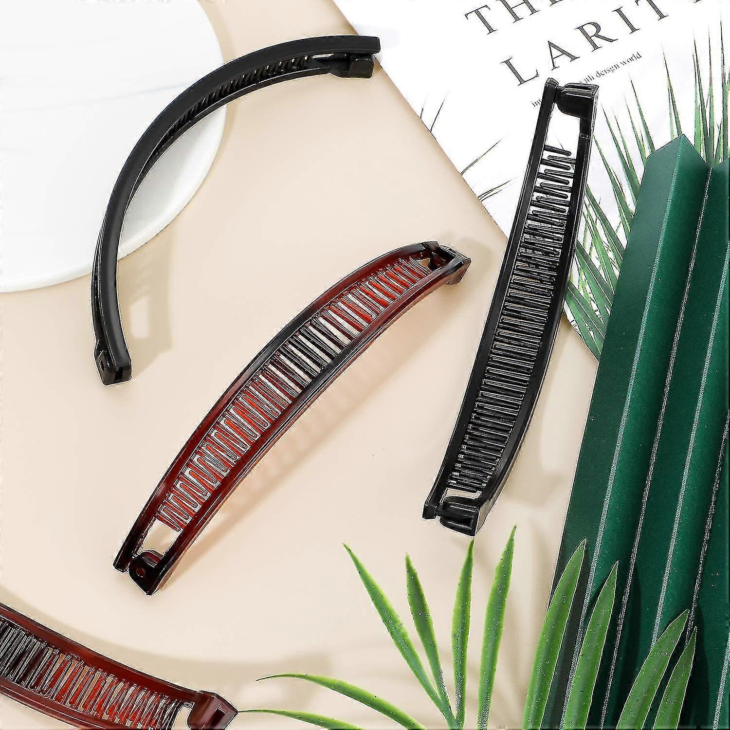 6 Pieces Clincher Combs Banana Combs Banana Clip Grip Comb Fishtail ...