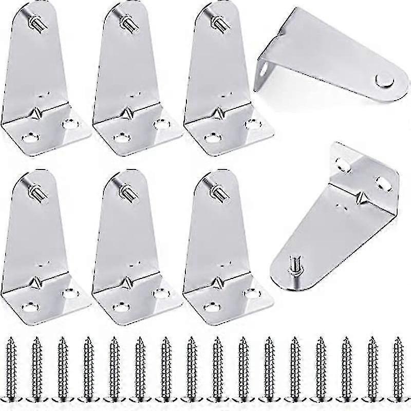 Set Of 8 Metal Hold Down Brackets Silver Blinds Brackets Blind Holder ...