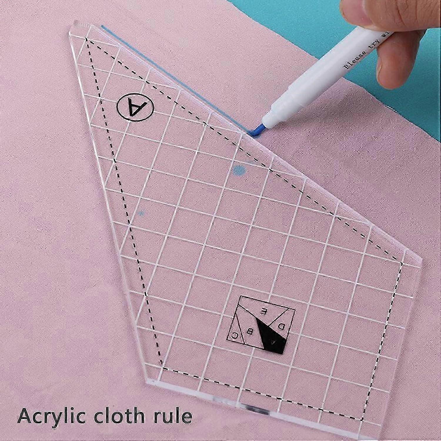 Quilting Ruler, 5pcs Patchwork Square Rulers, Sewing Templates, Quilter ...