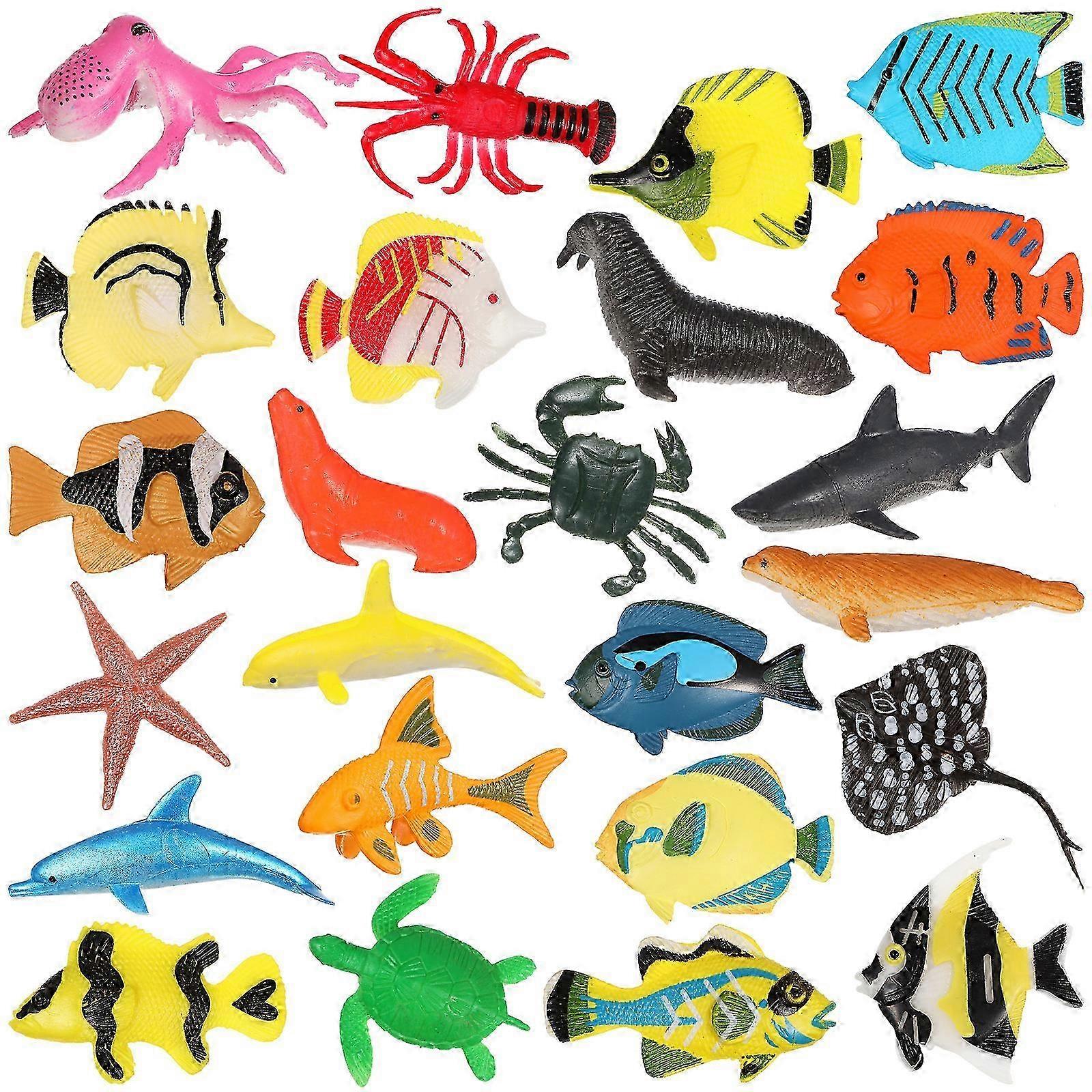 1 Set Tropical Fish Figurines Aquarium Decorations Crab Aquatic ...