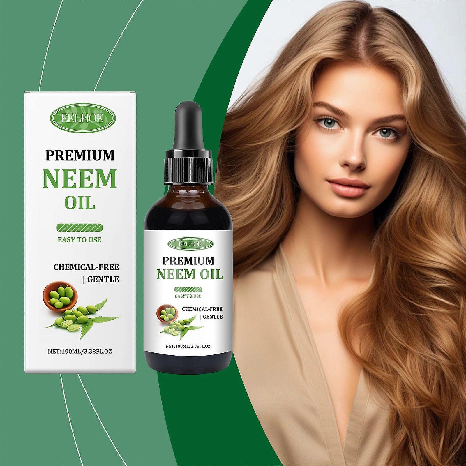 2025 Latest Model Neem Oil Care Essential Oil Nourishes Scalp Skin Care ...