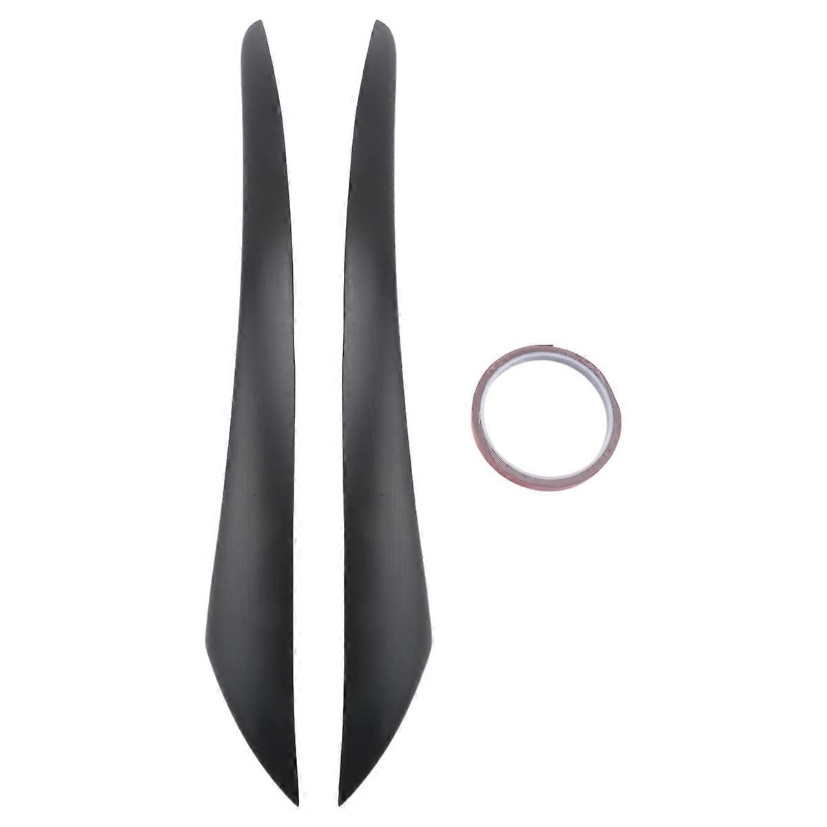 For S40 V50 2004-2012 Resin Headlights Eyebrows Eyelids Cover Eyelash ...